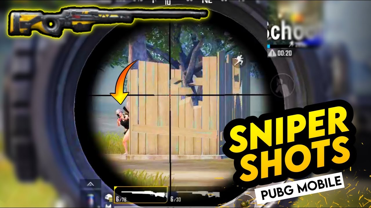 PUBG MOBILE | Sniper Training Gameplay The perfect Shots of Sniper ...