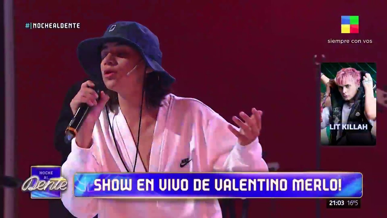 ⭐️¡SHOW EN VIVO DE VALENTINO MERLO! + EL VIRAL QUE LO LLEVÓ A LA FAMA ...