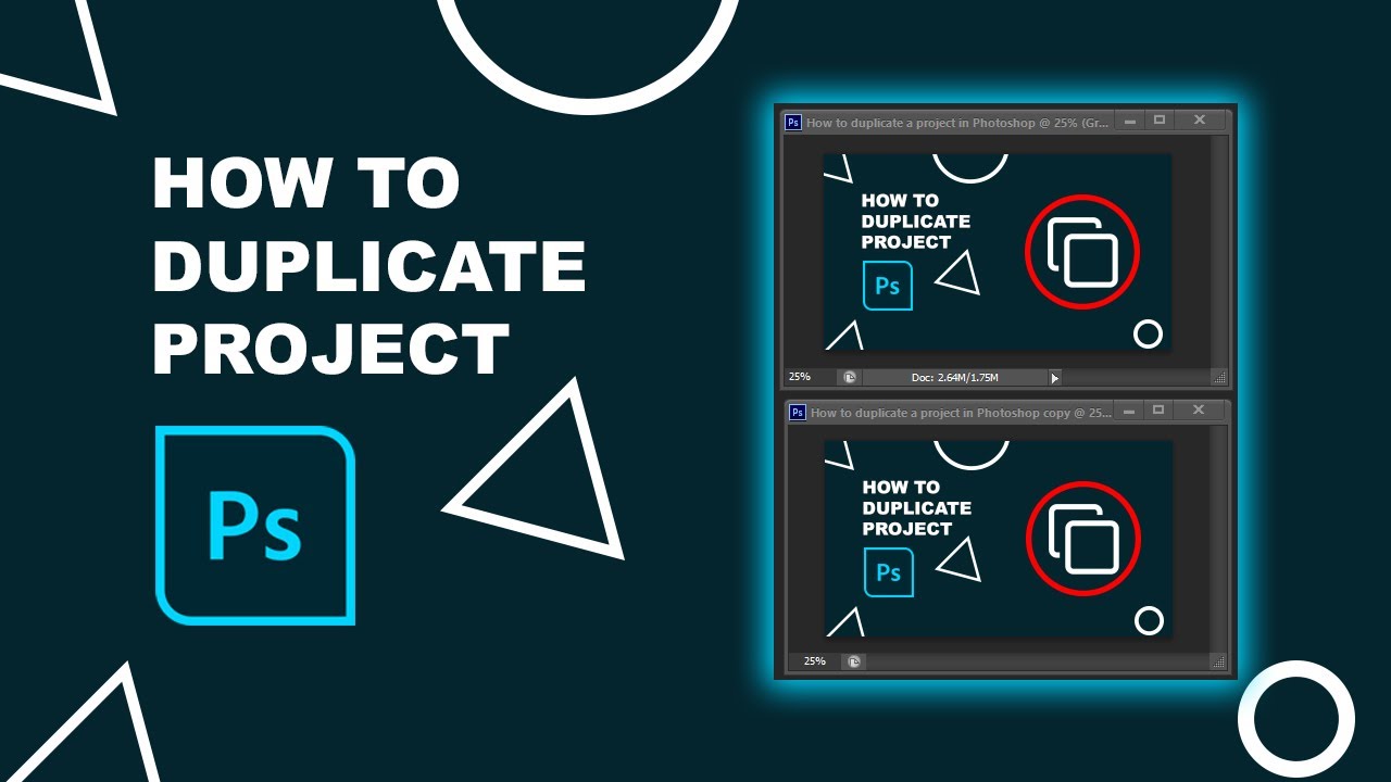 How To Duplicate A Project In Photoshop Duplicate A File In Photoshop