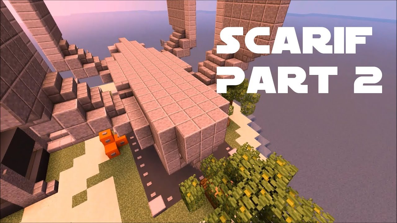 Building Scarif in MINECRAFT Part 2 - Cargo Shuttle - YouTube