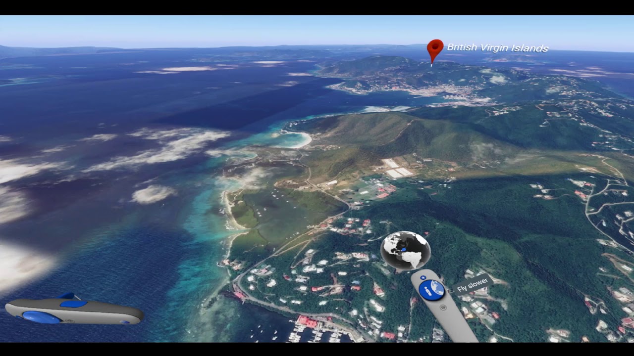 Google Earth VR - British Virgin Islands - YouTube