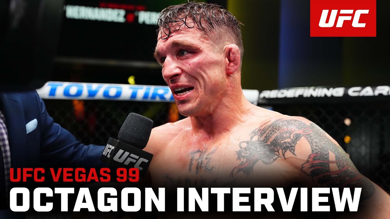 Darren Elkins Octagon Interview | UFC Vegas 99 - YouTube