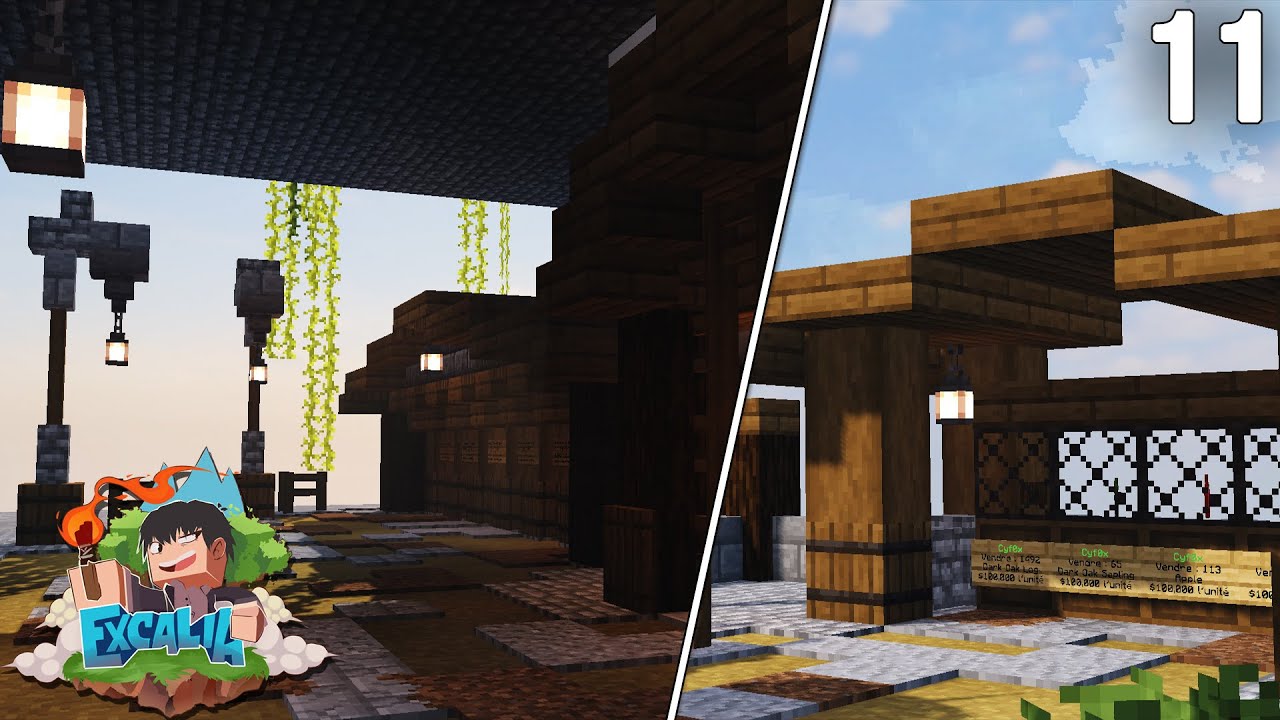 J'ai DÉCORÉ toute l'ÎLE en une VIDÉO ! Excalia ép.11 | Minecraft 1.17 ...