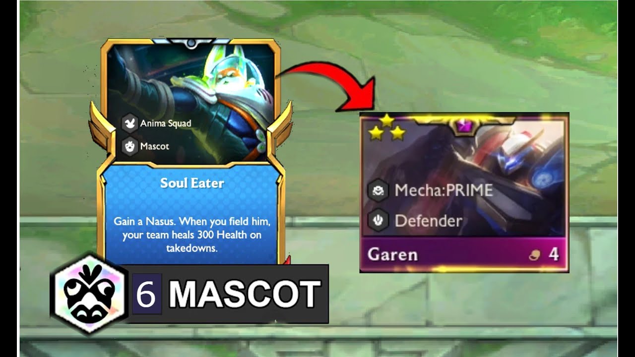 Unkillable Garen ⭐⭐⭐ Ft 6 Mascots Tft Set 8 5 Youtube