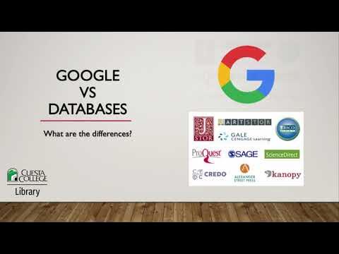 Google vs Databases: How Are They Different? - YouTube