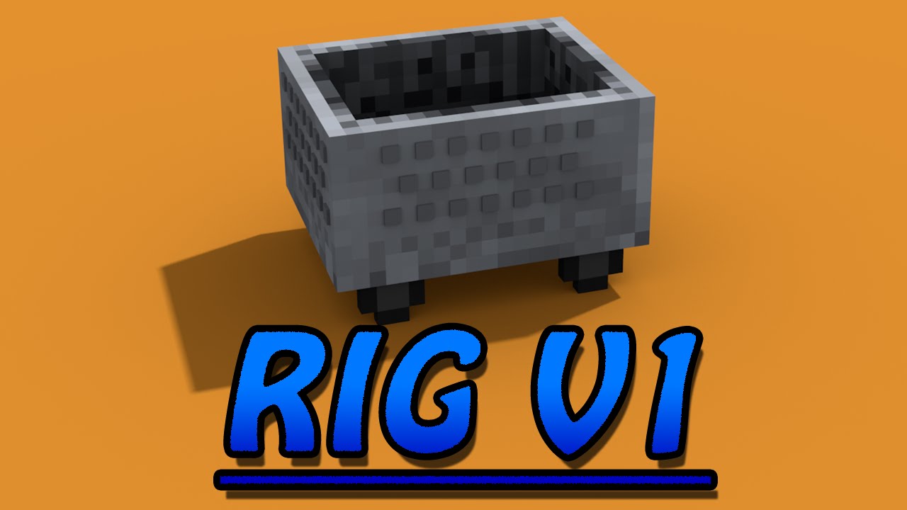 Blender Rig : Minecart Rig V1 - YouTube