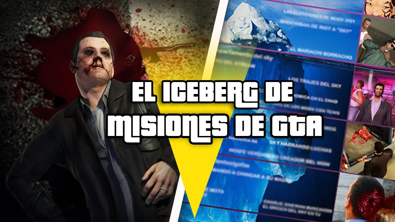 EL ICEBERG DE LAS MISIONES DE GTA (SAGA COMPLETA) - YouTube