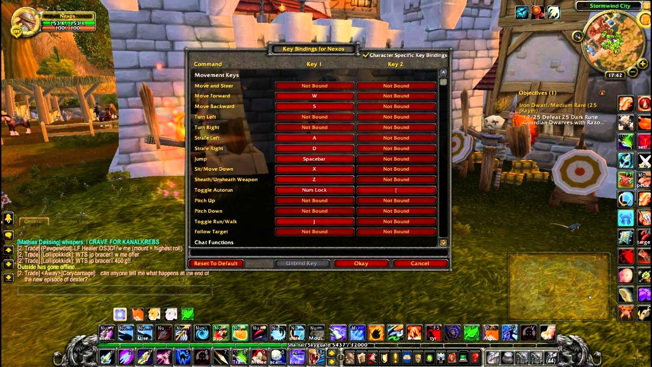 World of Warcraft Nexos: Keybinds i Sprzęt. - YouTube