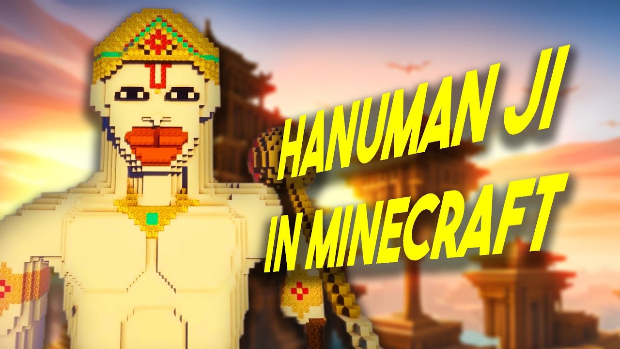 Hanuman Ji Murti in Minecraft - YouTube