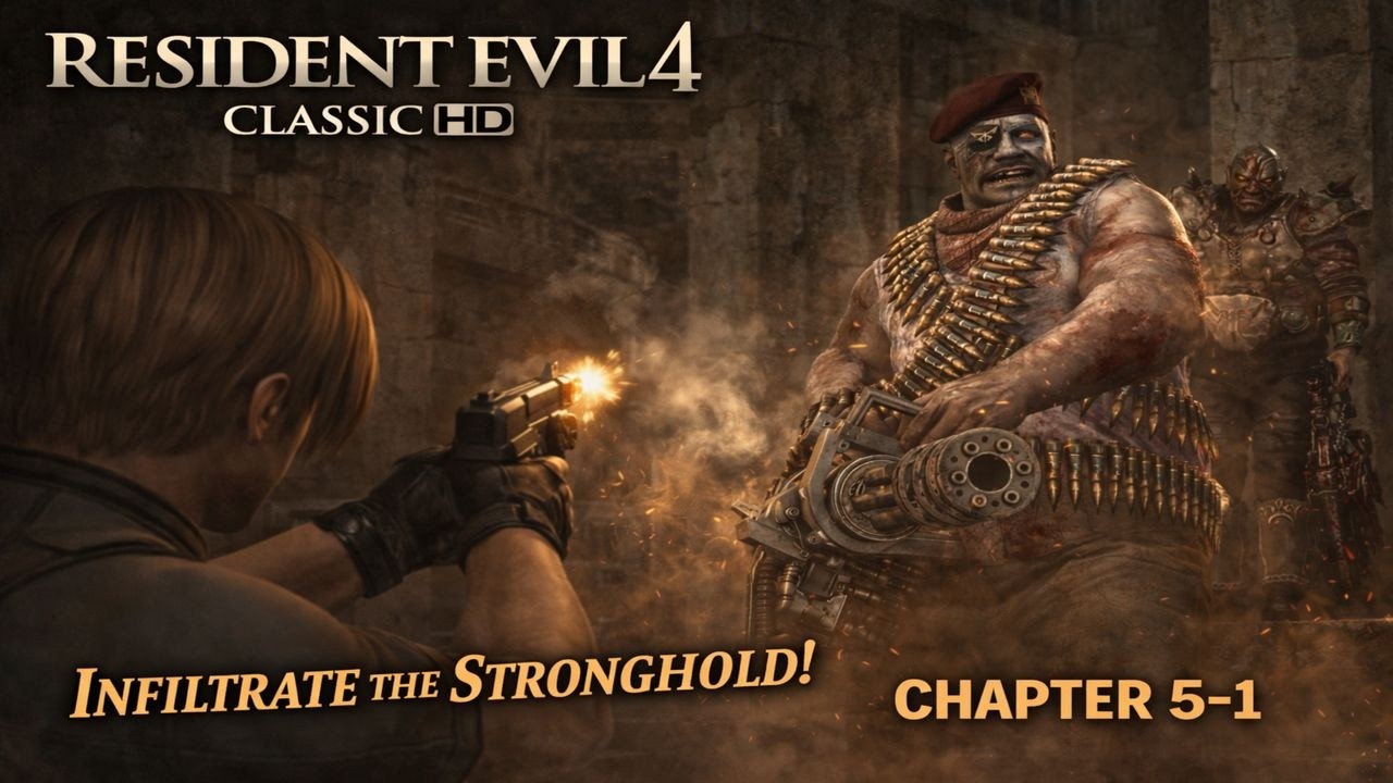 Resident Evil 4 Classic HD Chapter 5-1 #shammishafi09 #residentevil4 # ...