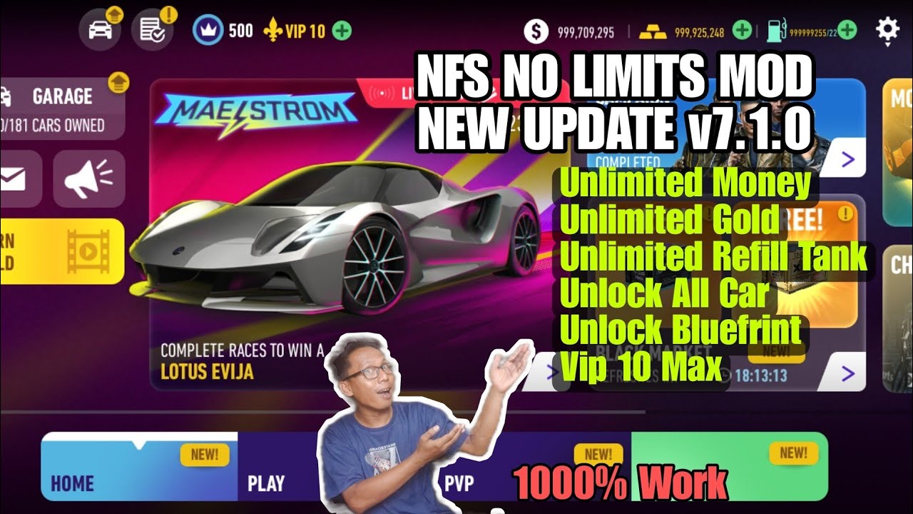 Need For Speed No Limits Mod 2023 v7.1.0_Nfs No Limits Mod Apk Version ...