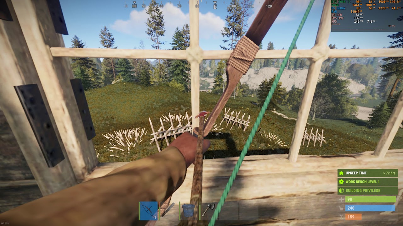 RUST PC | 1080p High | RTX 3060 Ti (Stock) | R5 5600X | Second Shitty ...