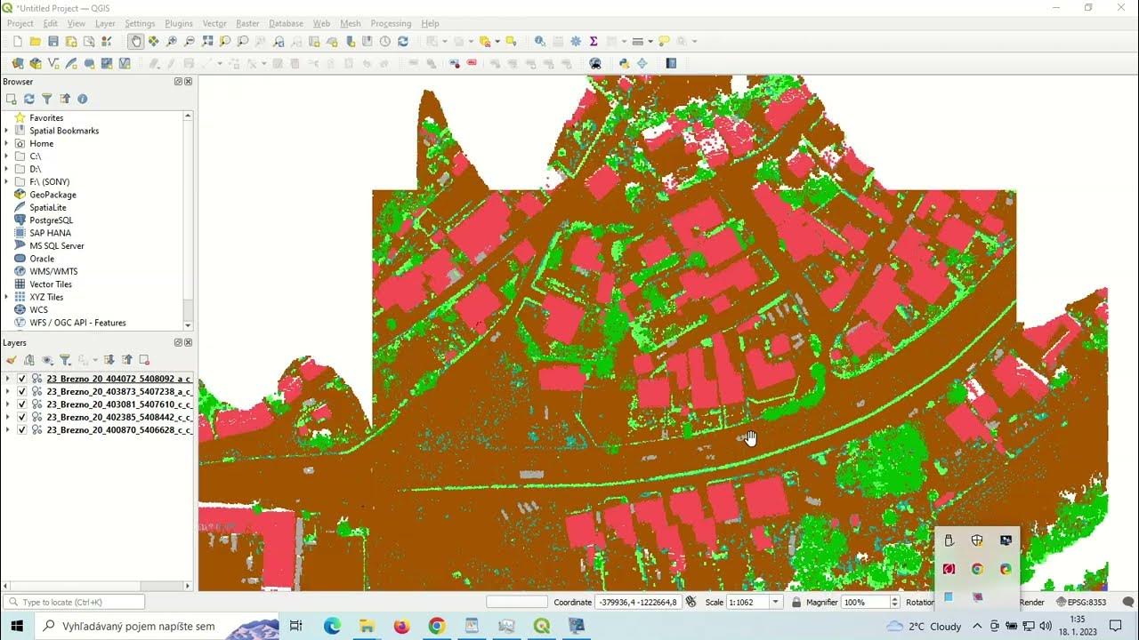 QGIS import LAS Files - YouTube