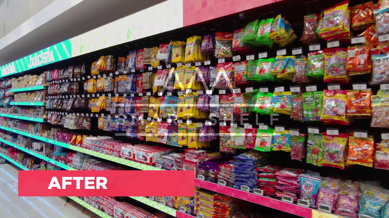 AWM Smart Shelf Before and After in Mexico - YouTube