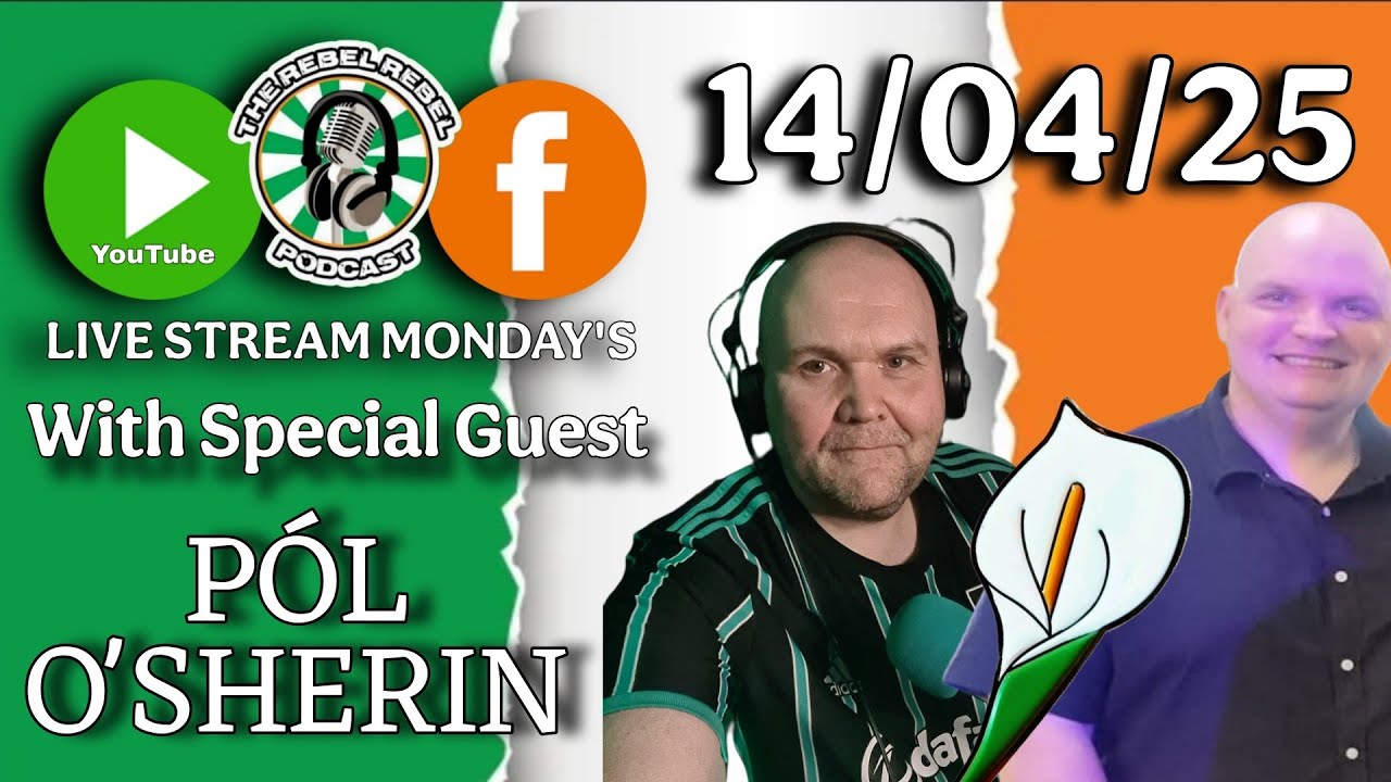 Live Stream Monday's 14/04/25 with Pol Sherin from Clover Rebel Band ...