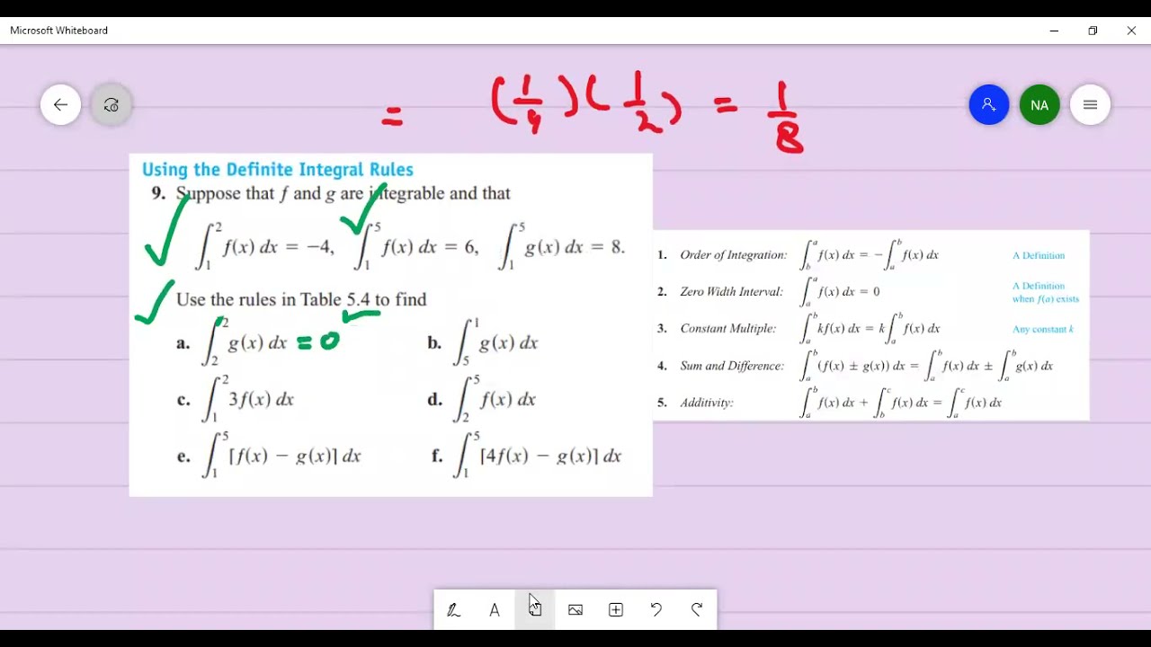Thomas Calculus chapter 5 exercise 5.3 lecture no 2 - YouTube