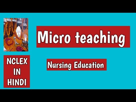 Micro teaching /nursing education /nursing notesin hindi - YouTube