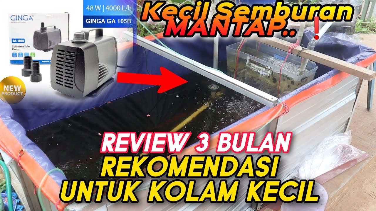 Masih Aman Pemakaian pompa GINGA 105B 4000 Lph selama 3 bulan untuk ...