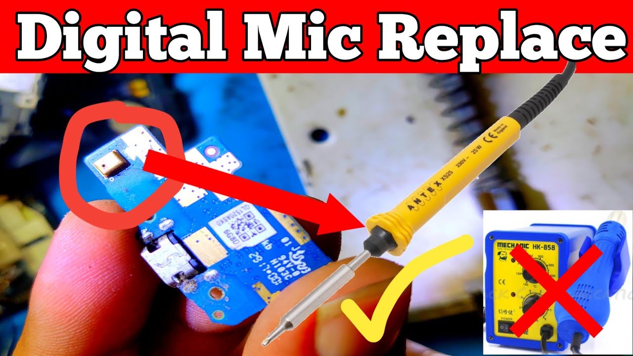 Digital Mic Replacement New Tricks || all mobile mic replace || jio ...