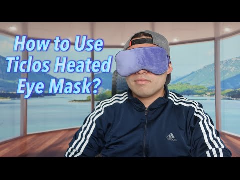 How to Use Ticlos Heated Eye Mask? - YouTube