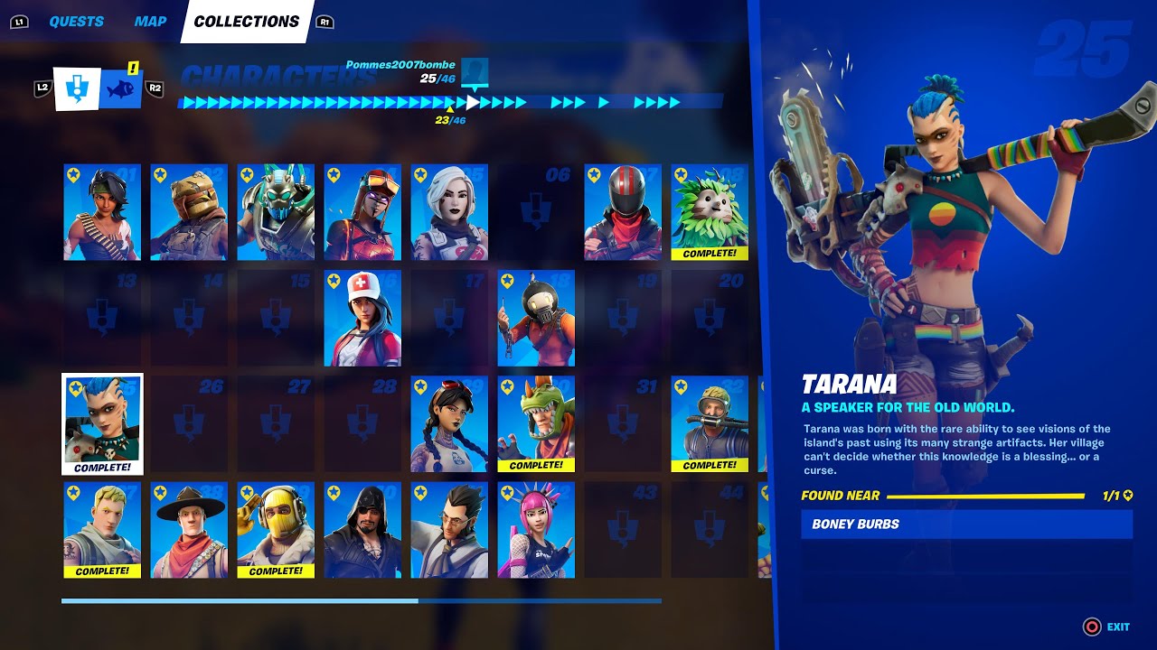 Tarana Location - Boney Burbs (Fortnite Season 6 Character/NPC ...
