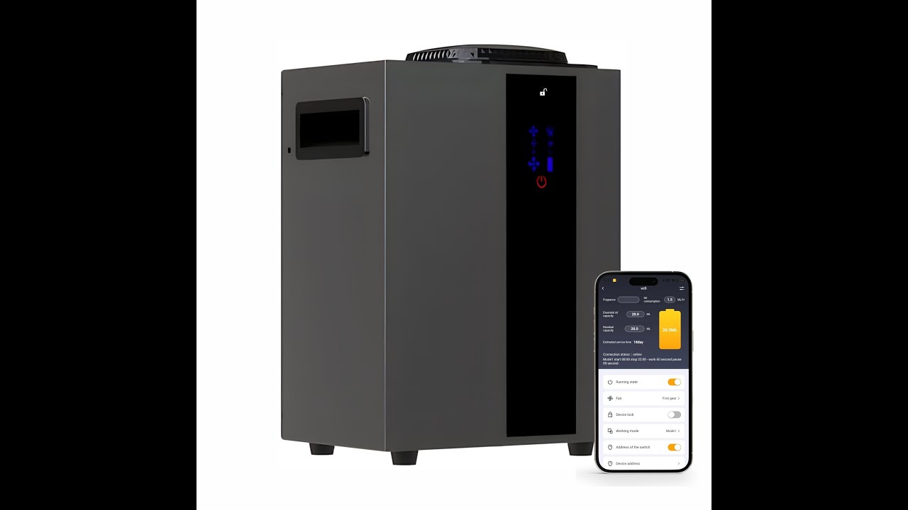 🔥 Smart Bluetooth HVAC Scent Diffuser for Essential Oils - 800mL - Up ...