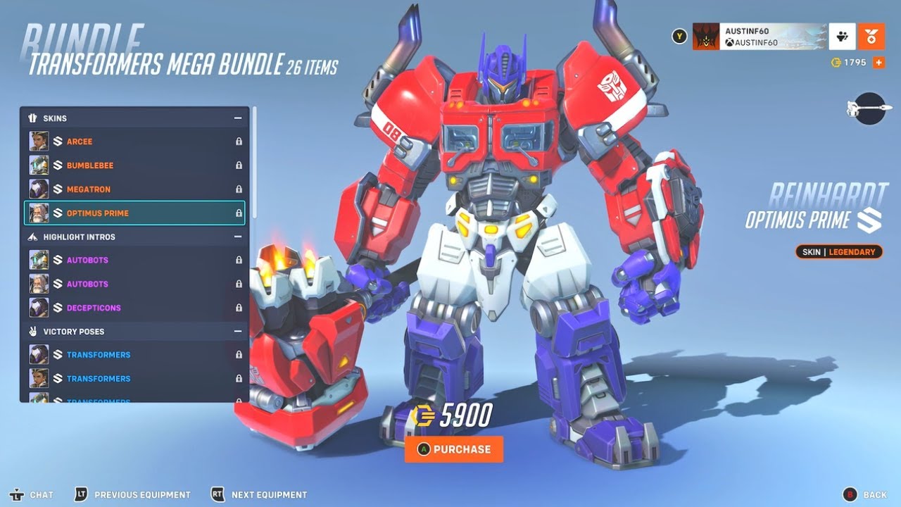 Looking At The Transformers Bundle In Overwatch 2 - YouTube