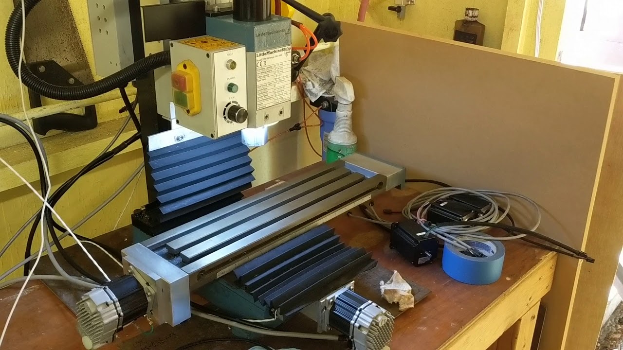 Mini mill with ClearPath servos - YouTube