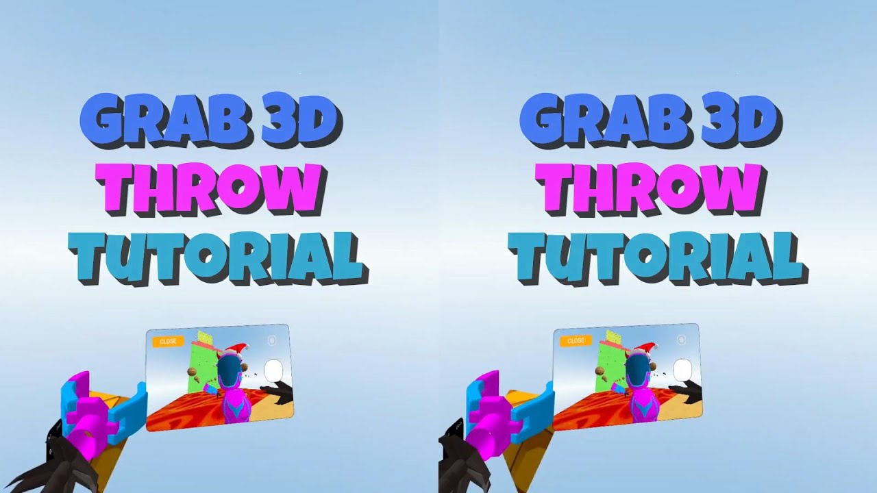 GRAB VR Spatial 3D Throw Tutorial - YouTube