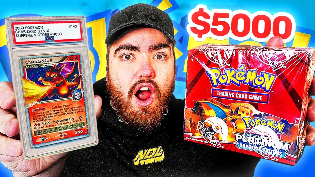 *CAN WE PULL IT?!* Opening a $5000 CHARIZARD Pokemon Card Box from 2009 ...