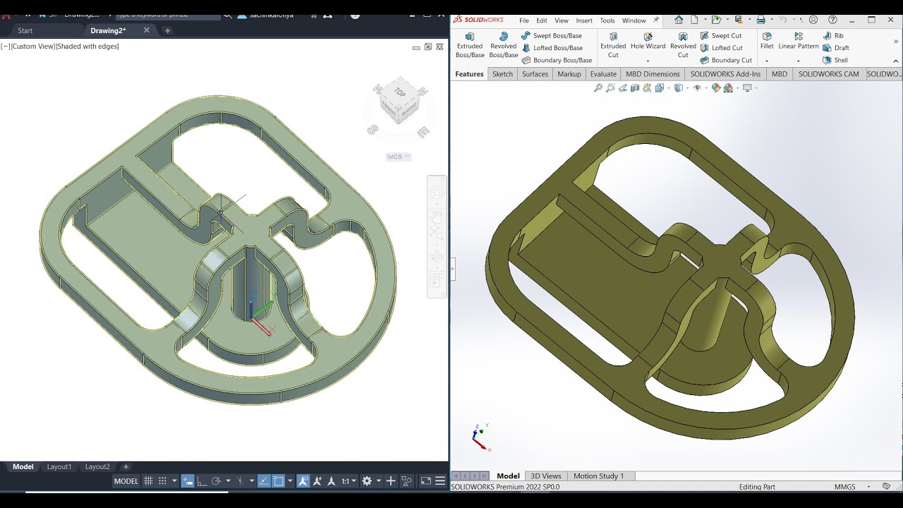 How To Open Solidworks 3D Model In Autocad Solidworks To AutoCAD How To Open Solidworks 3D Model In Autocad Solidworks To AutoCAD