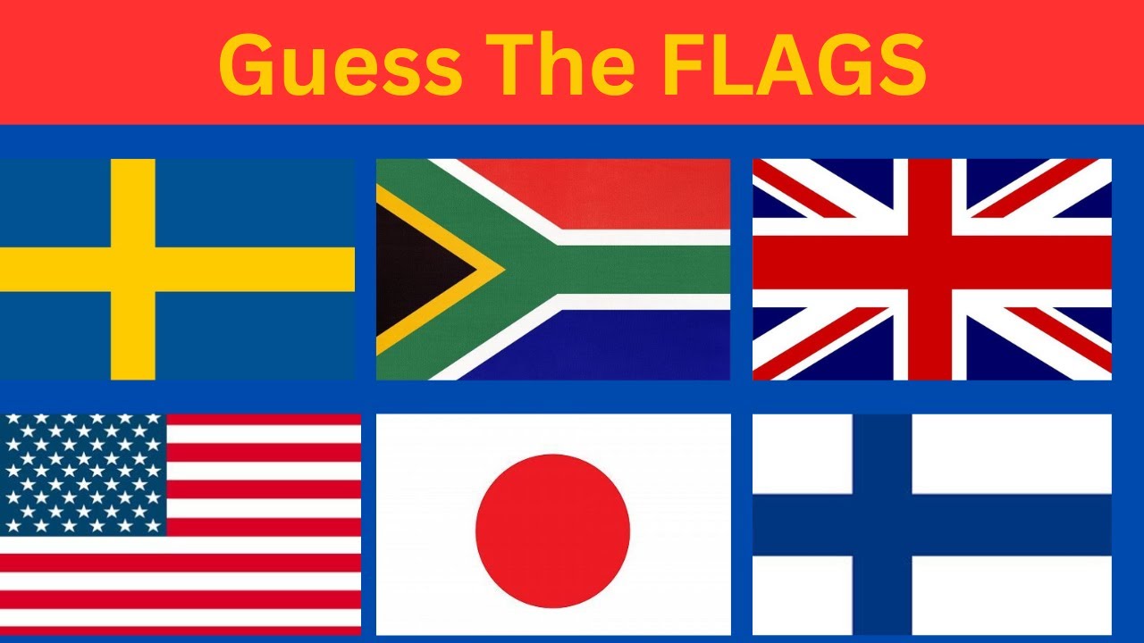 Guess the Country By the Flags Quiz | Can You Guess The 80 Random Flags? | 2024 Quiz - YouTube