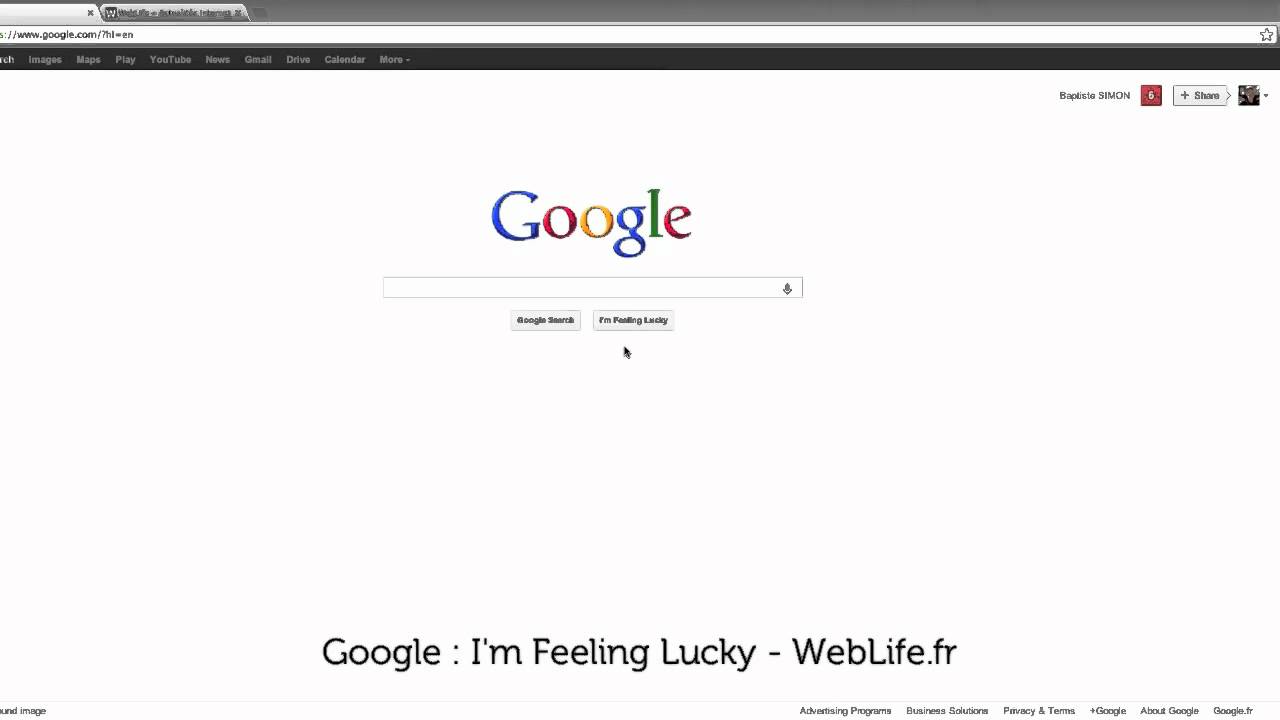 Google - I'm Feeling Lucky - YouTube