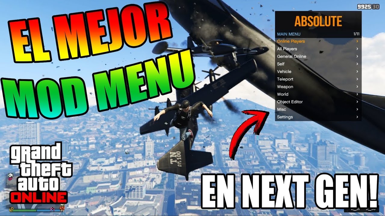ESTE ES EL MEJOR MOD MENU PARA NEXT GEN DE GTA 5 ONLINE! EL MEJOR MOD ...