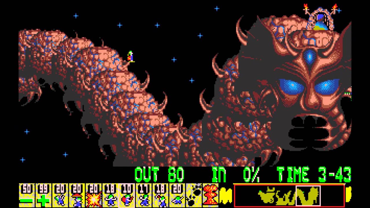 Lemmings (1993) - The 4 Promotional Levels - [PC; DOS] (CD-ROM Version ...