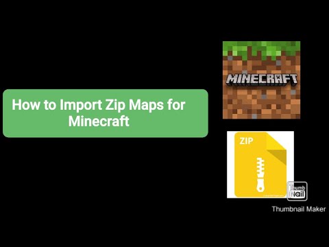 How to Import Zip Maps for Minecraft | Tutorial - YouTube