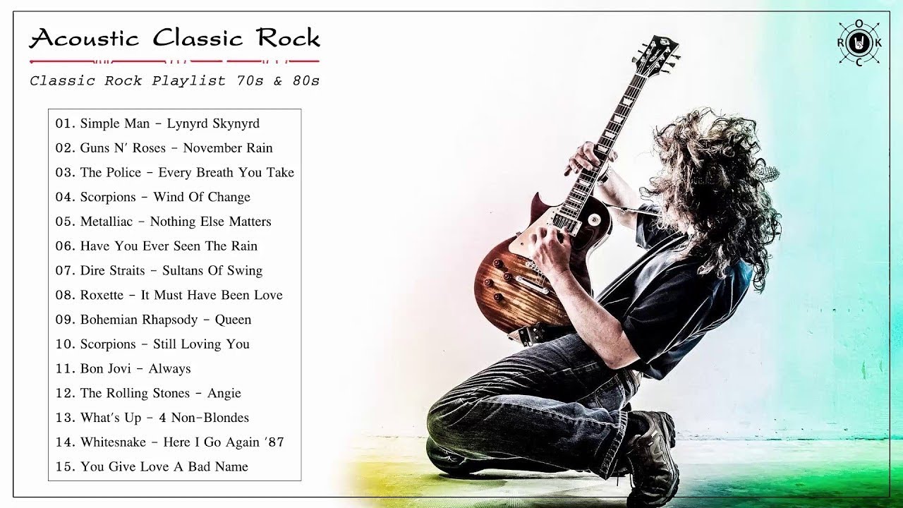 Acoustic Classic Rock Songs | Classic Rock Playlist 70s & 80s - YouTube