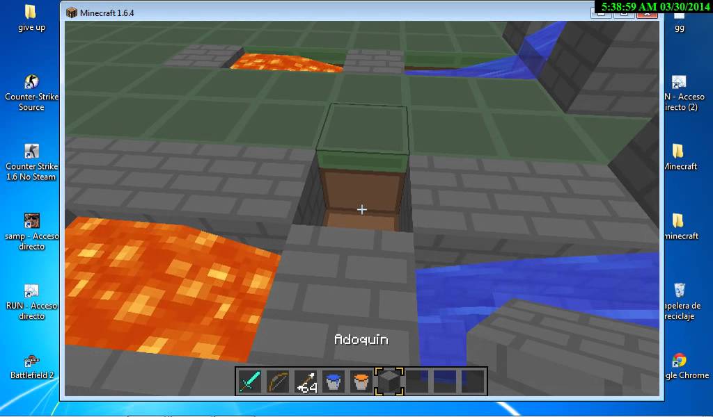 como hacer un generador de piedras minecraft - YouTube