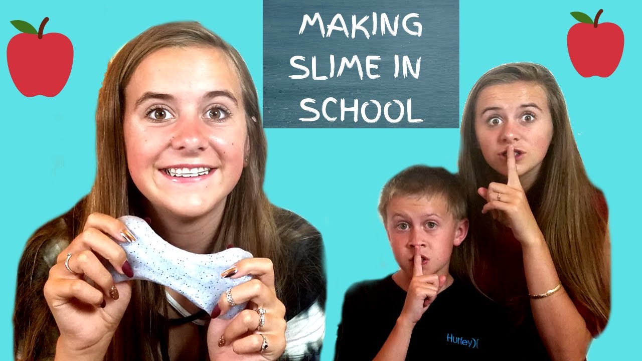 How to Make Slime in School - Slime Challenge!! - YouTube