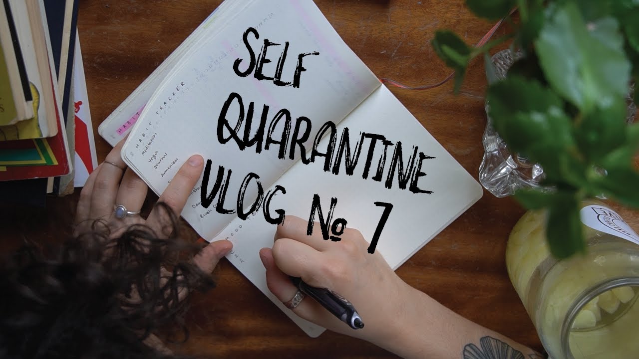 Self Quarantine Vlog #7 | How I Bullet Journal - YouTube