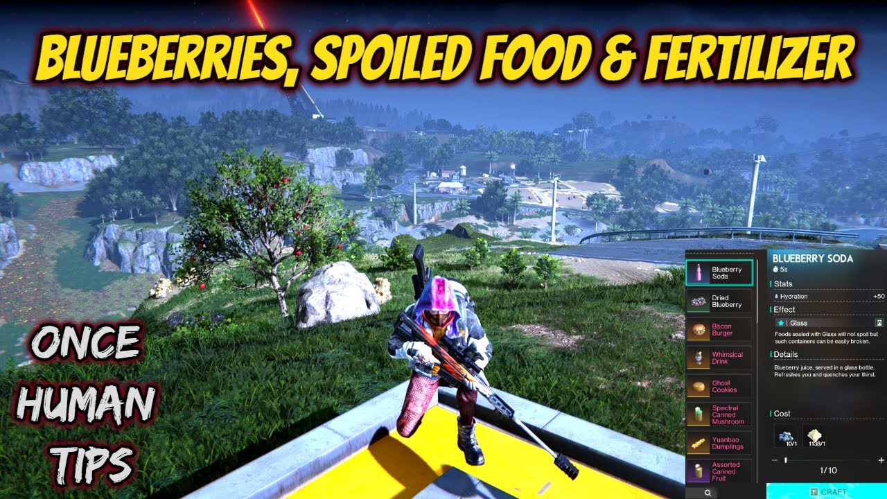 Once Human - Blueberries, Spoiled Food & Fertilizer - YouTube