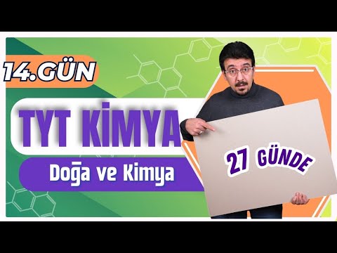 27 GÜNDE TYT KİMYA KAMPI (14.GÜN) | DOĞA ve KİMYA + PDF 🗓️