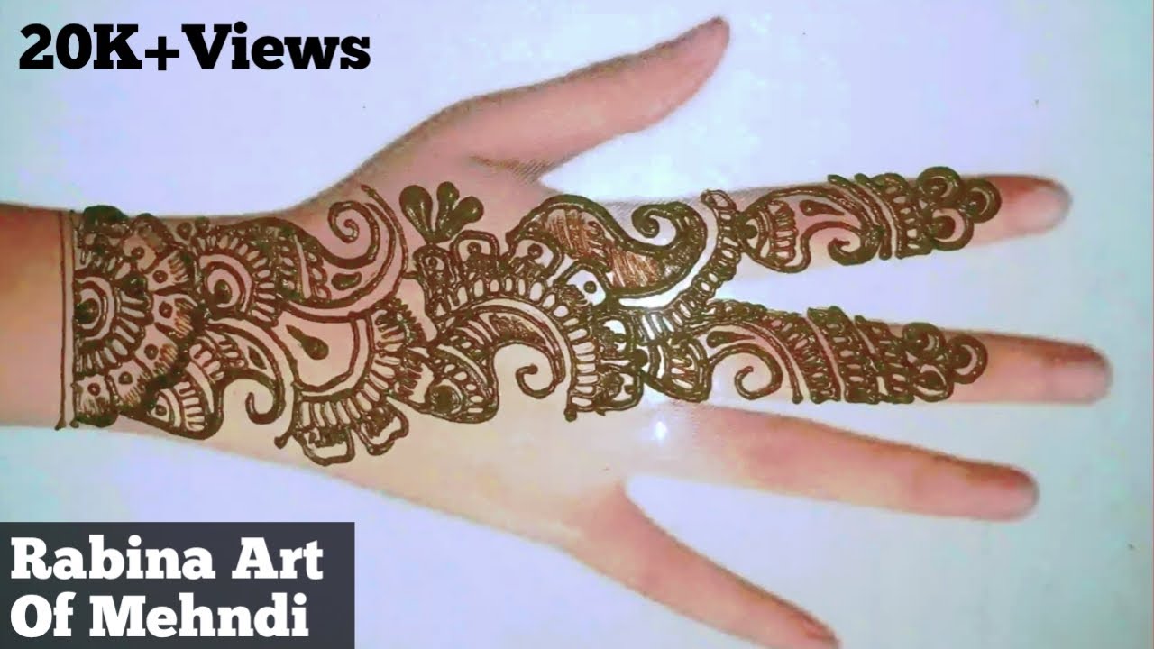 Best & Esay Mehndi Design। Simple Mehndi Designs। Rabina Art of Mehadi ...
