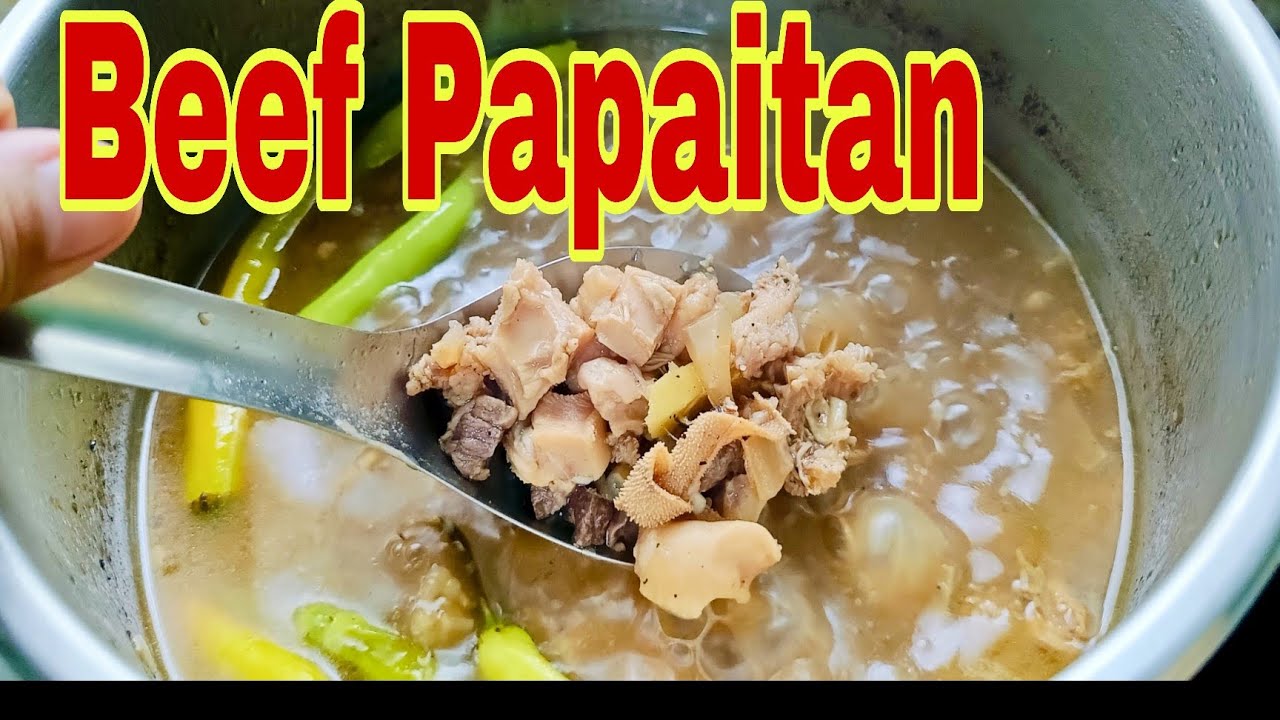 Ganito ang masarap na paraan sa pagluluto ng PAPAITAN na BAKA RECIPE - YouTube