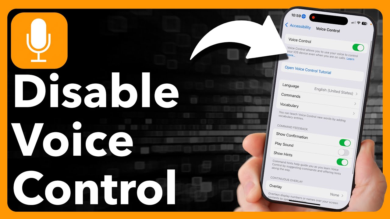 How To Turn Off Voice Control On iPhone - YouTube