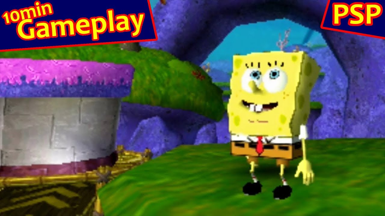 SpongeBob's Truth or Square ... (PSP) Gameplay - YouTube