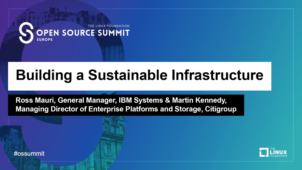 Keynote: Building a Sustainable Infrastructure - Ross Mauri & Martin ...