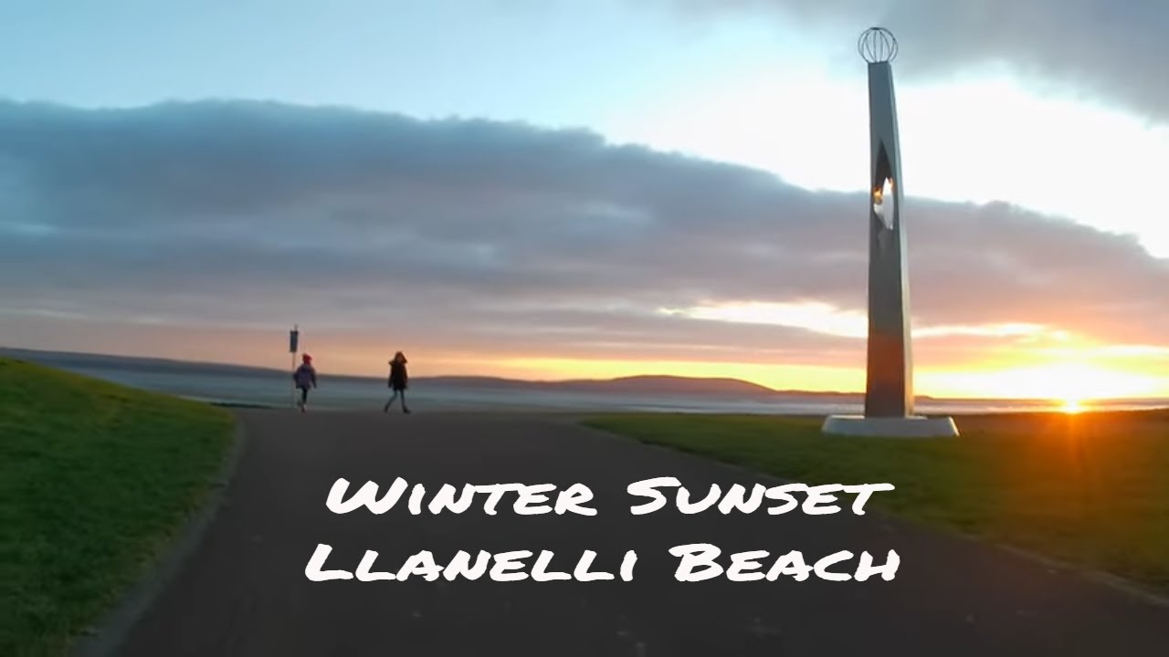 A Quick Sunset Walk At Llanelli Beach | January 2023 | # ...