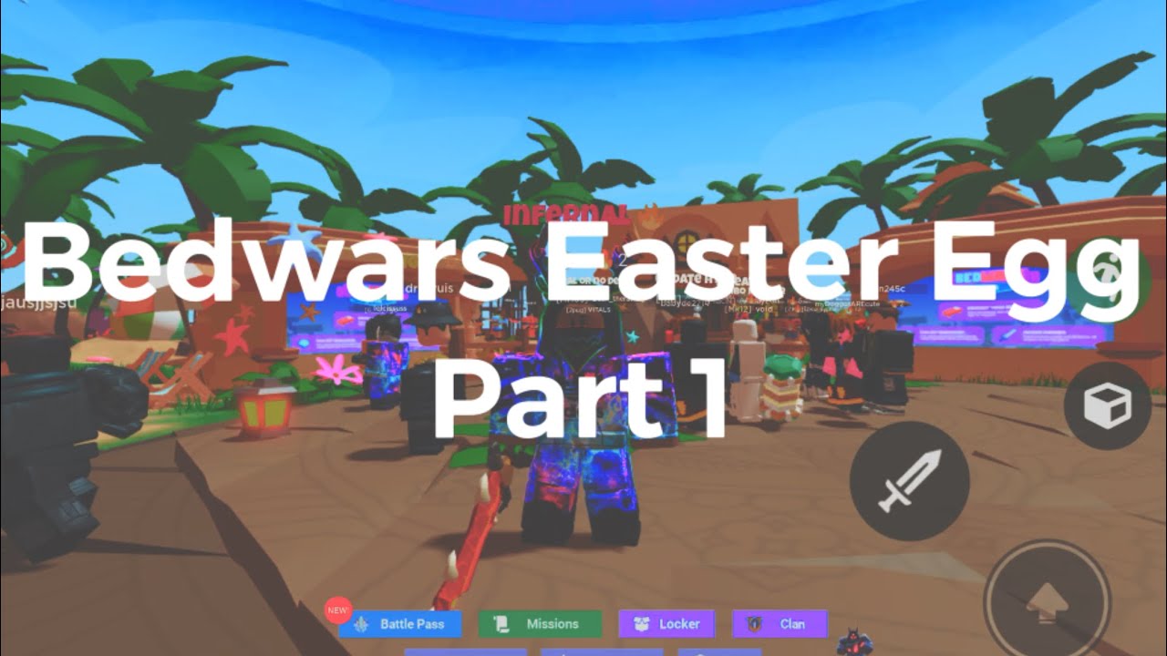 Bedwars Easter Eggs part 1 - YouTube