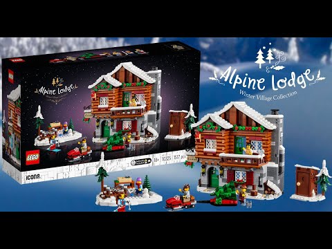 Lego "Alpine Lodge" set speed build - YouTube